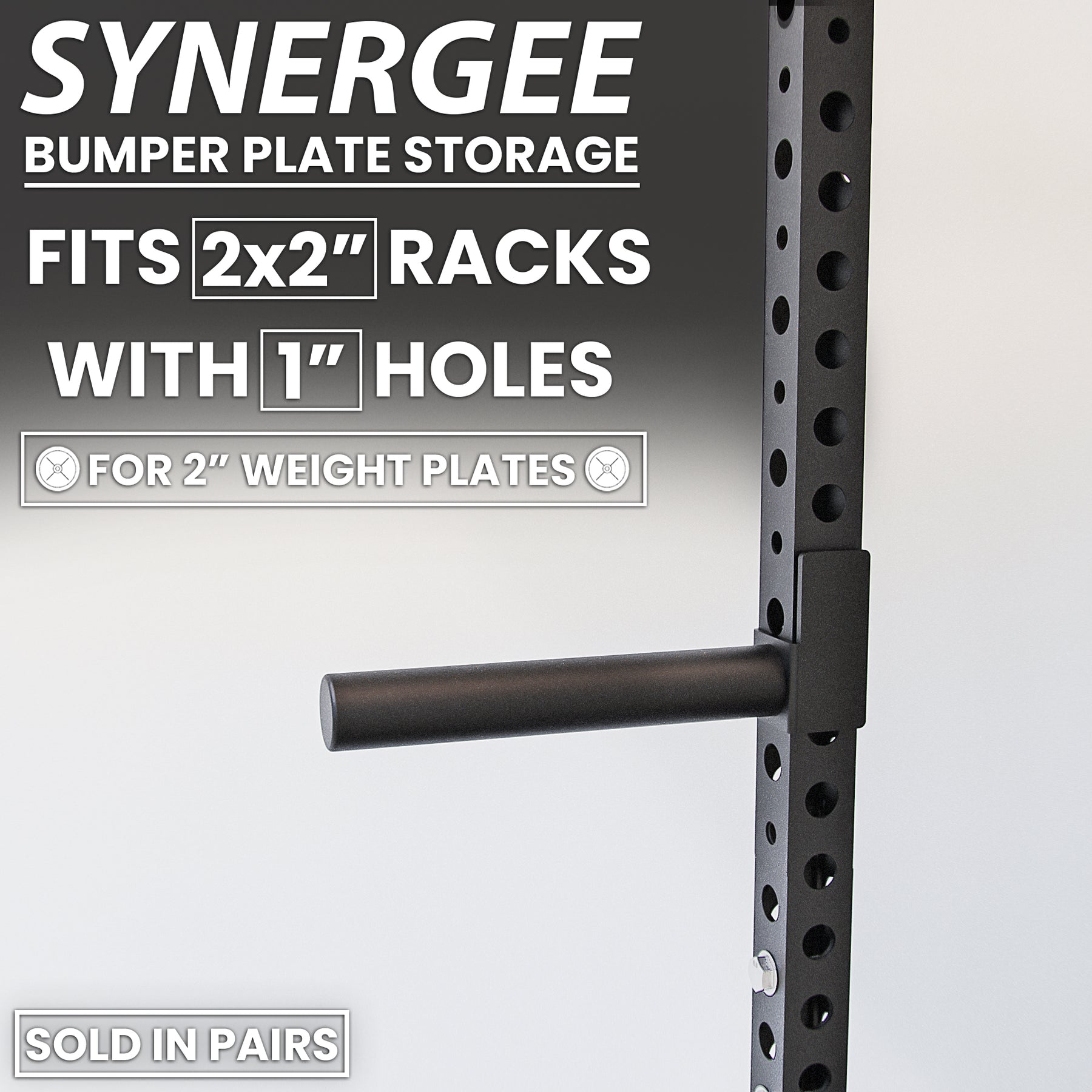 Synergee Weight Plate Storage Peg Attachments | Synergee Fitness USA