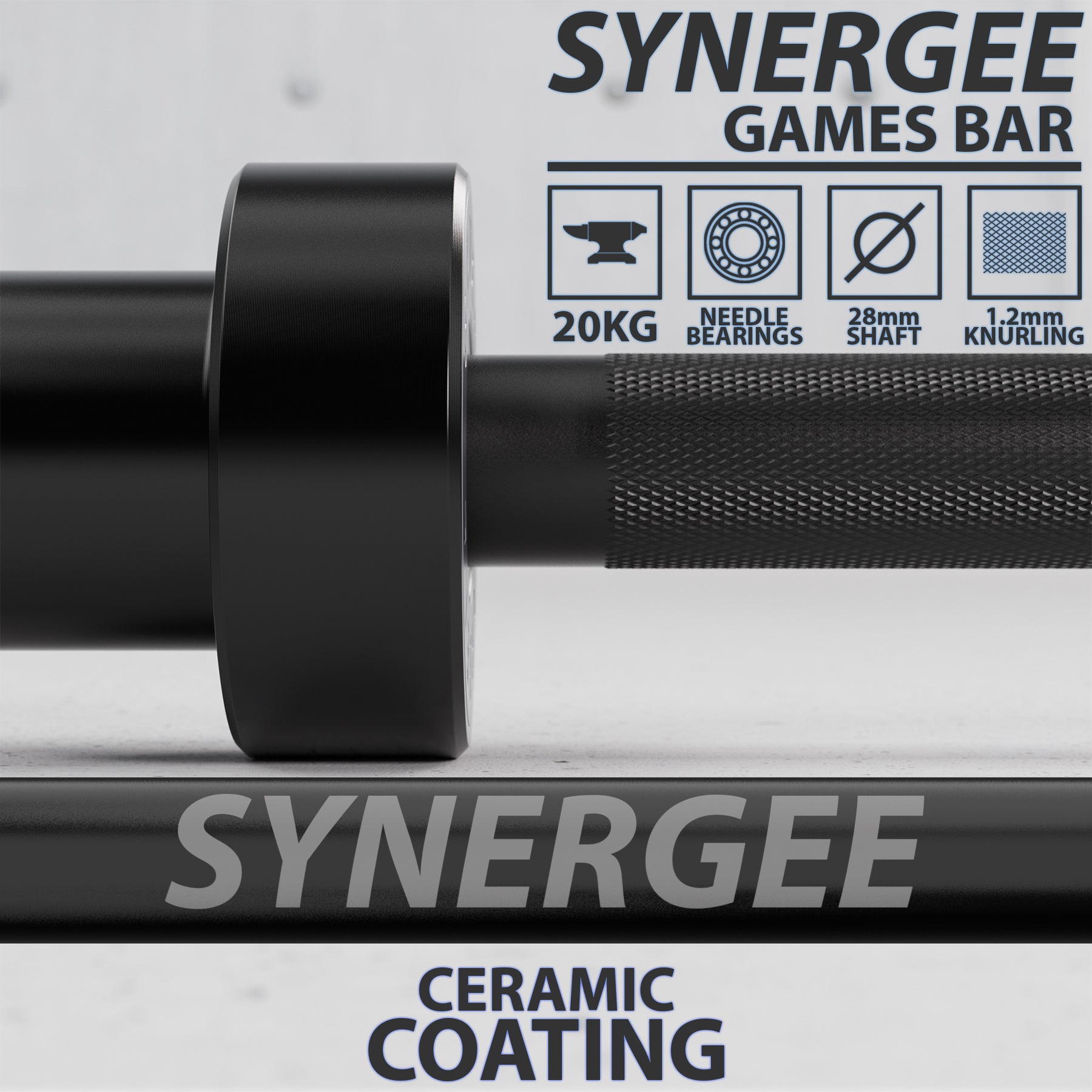 Synergee Games Barbell | Synergee Fitness USA