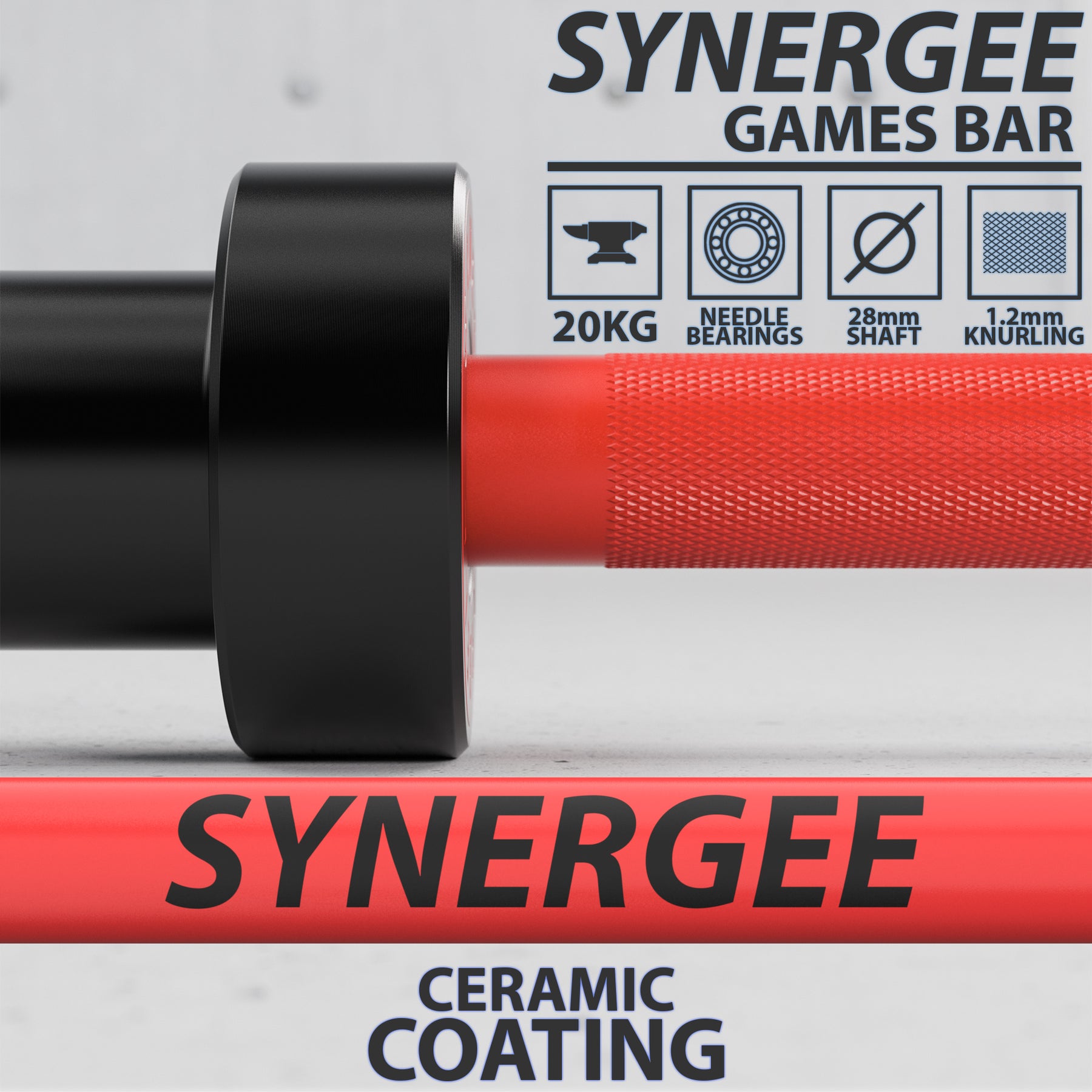 Synergee Games Barbell | Synergee Fitness USA