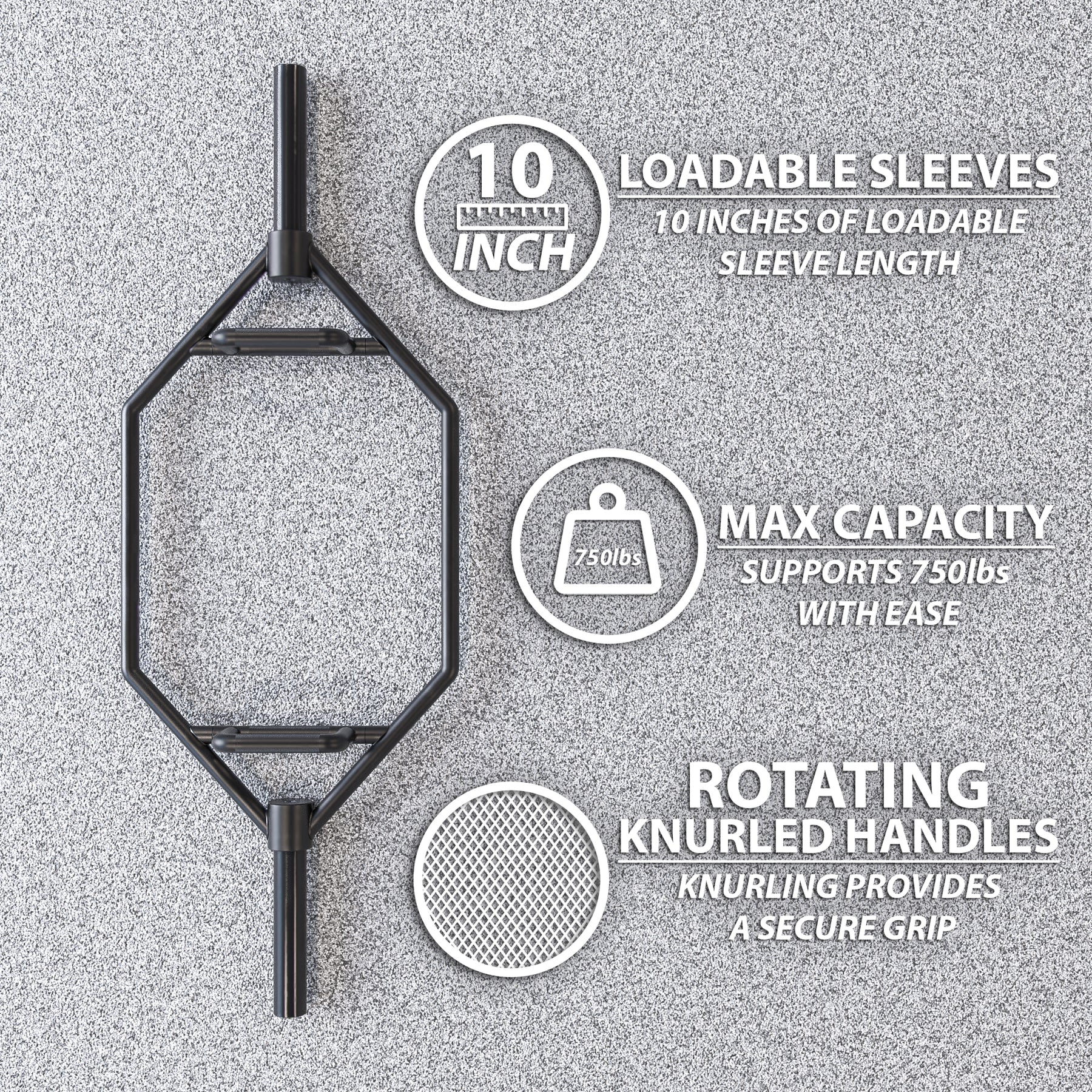 Synergee Hex Deadlift Barbell | Synergee Fitness USA