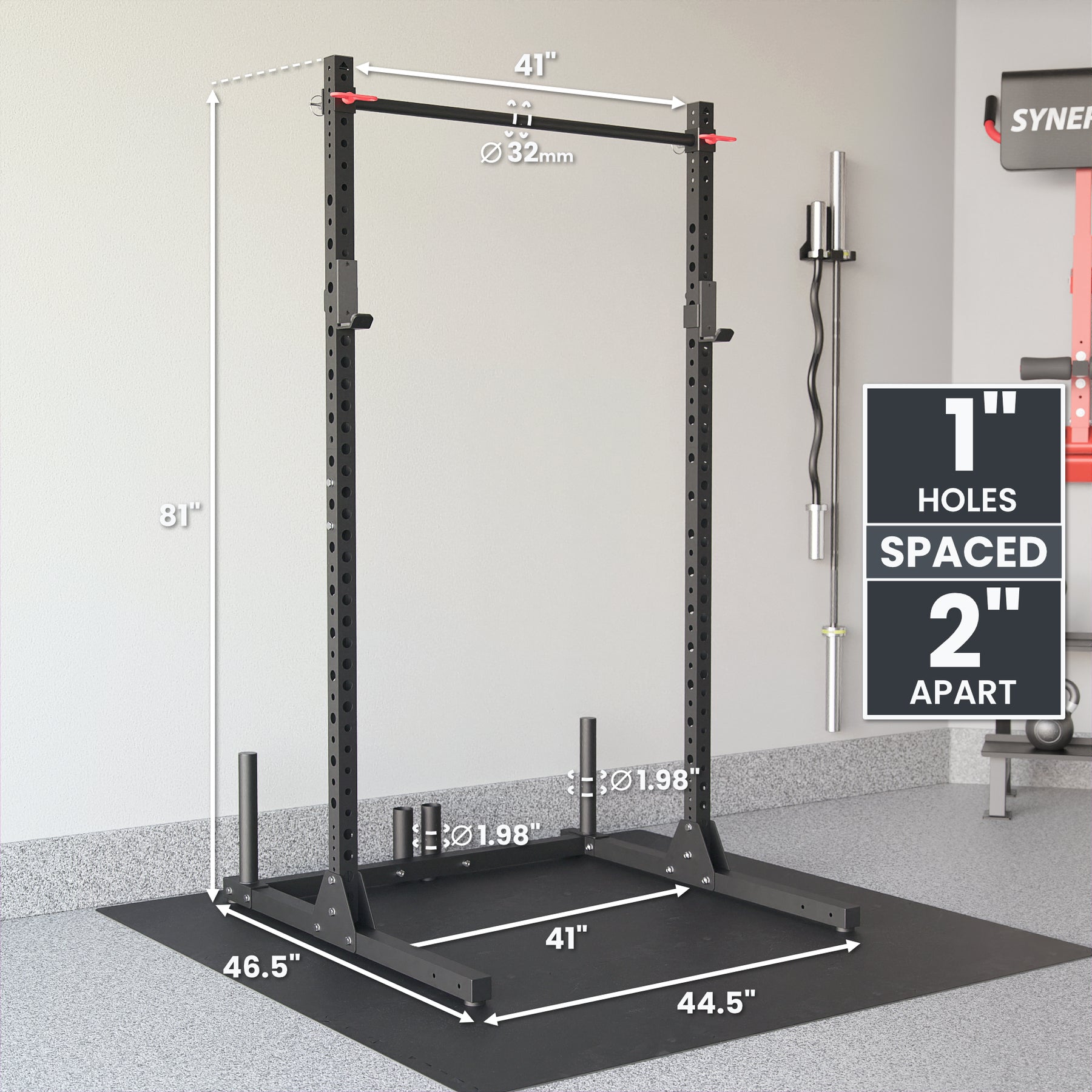 Synergee 2200 Series Squat Rack | Synergee Fitness USA