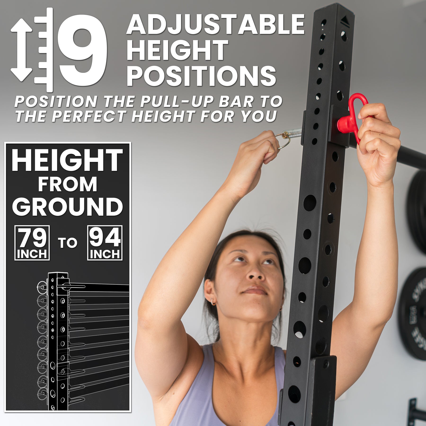 Synergee 2200 Series Squat Rack | Synergee Fitness USA