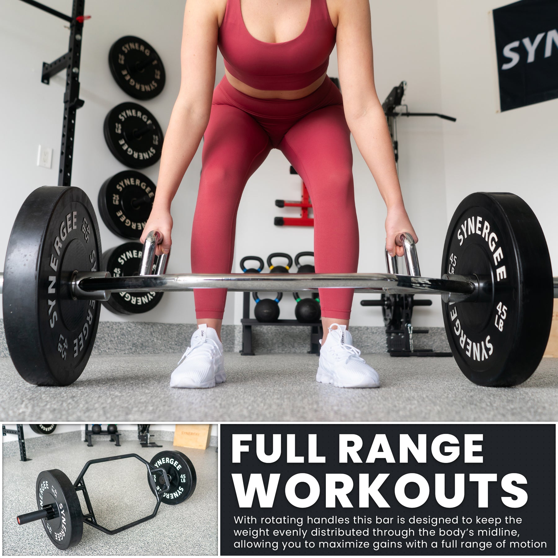Synergee Hex Deadlift Barbell | Synergee Fitness USA